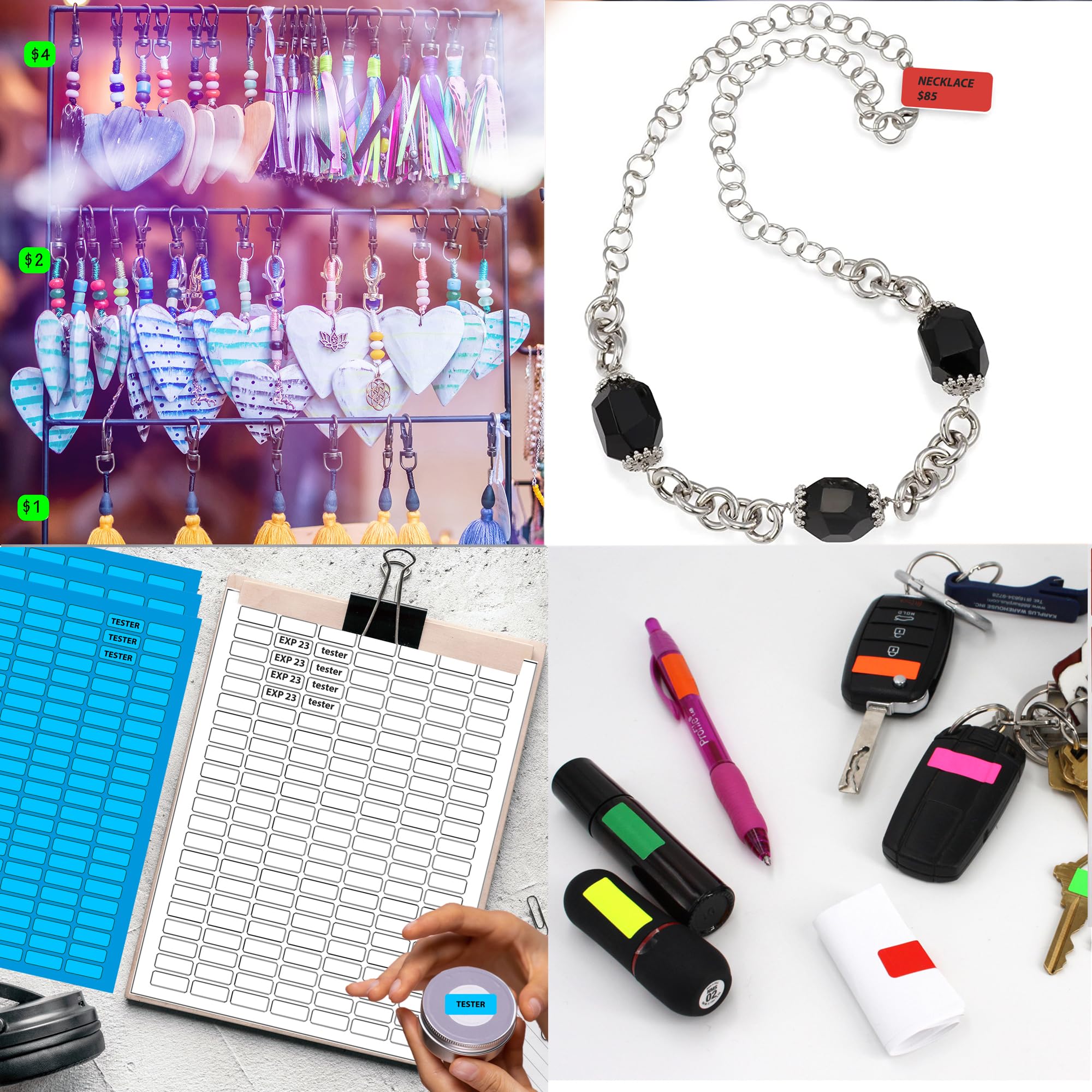 Sticker Label Sheets Bulk Printable Paper Labels In Metallic Silver 1 ...