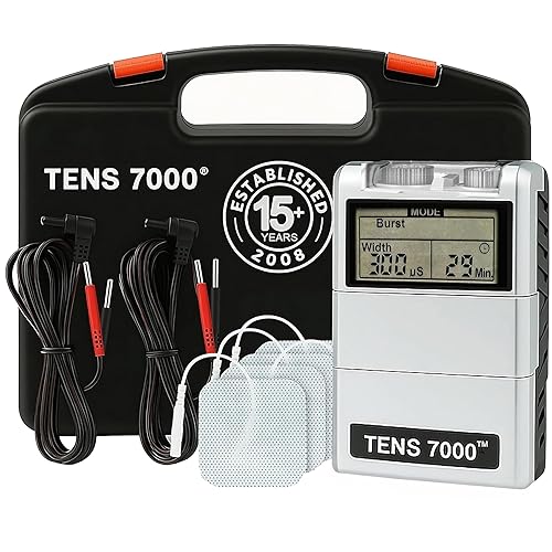 TENS 7000 Digital TENS Unit with Accessories - Muscle Stimulator ...