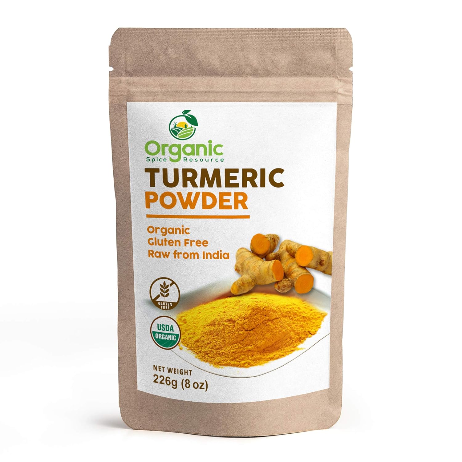 Amazon.com : Organic Turmeric Root Powder | 8oz or 16 oz (1 lbs) | Lab ...