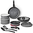 Amazon.com: ROSSETTO 16pcs Pots and Pans Set Non Stick from France ...