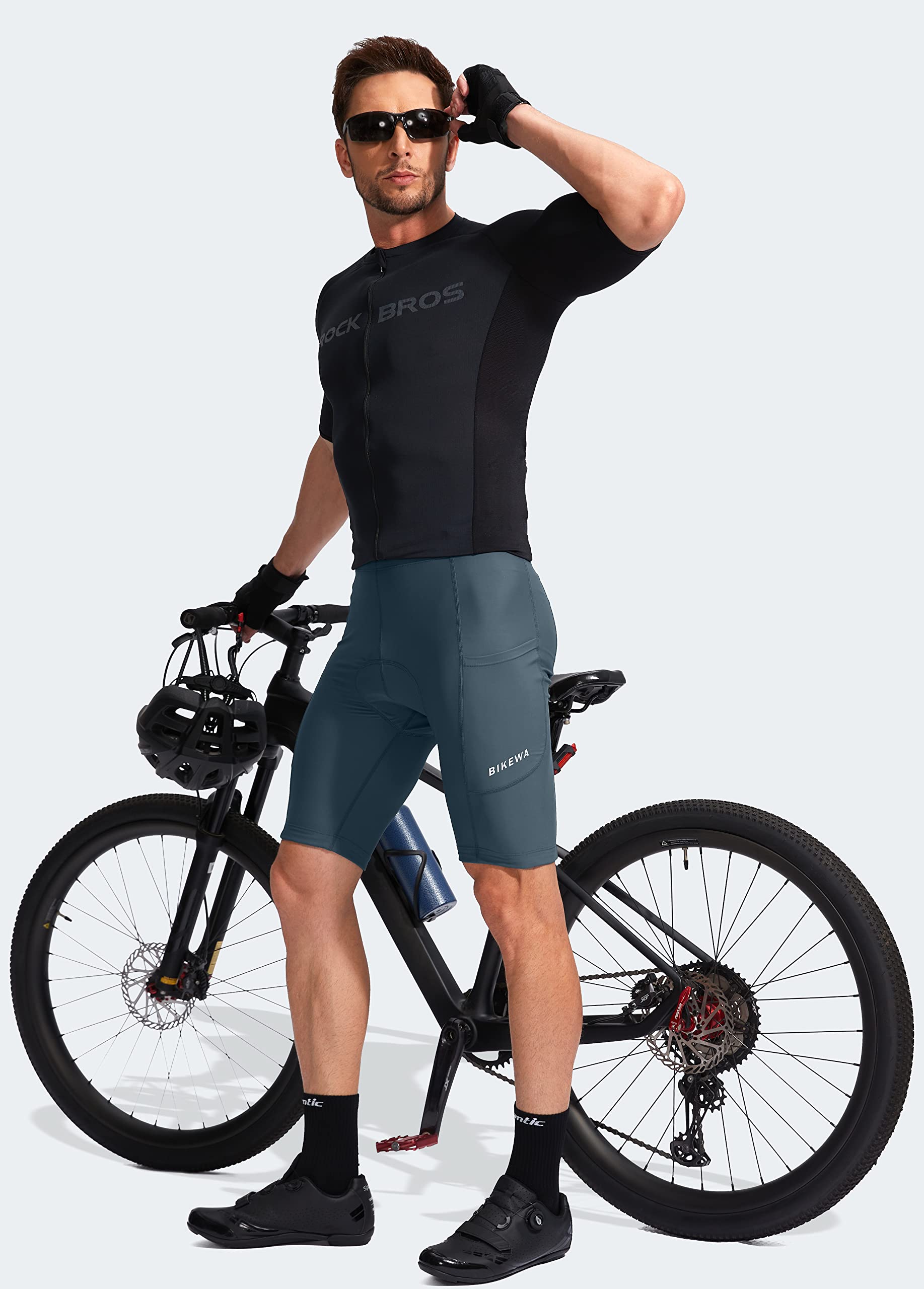 Mua Men's Bike Shorts 3D Padded Cycling Road Biking Mountain Riding Biker Bicycle UPF 50+ Cycle ...