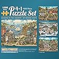 Amazon.com: Bits and Pieces - Multipack of Four (4) 1000 Piece Jigsaw ...