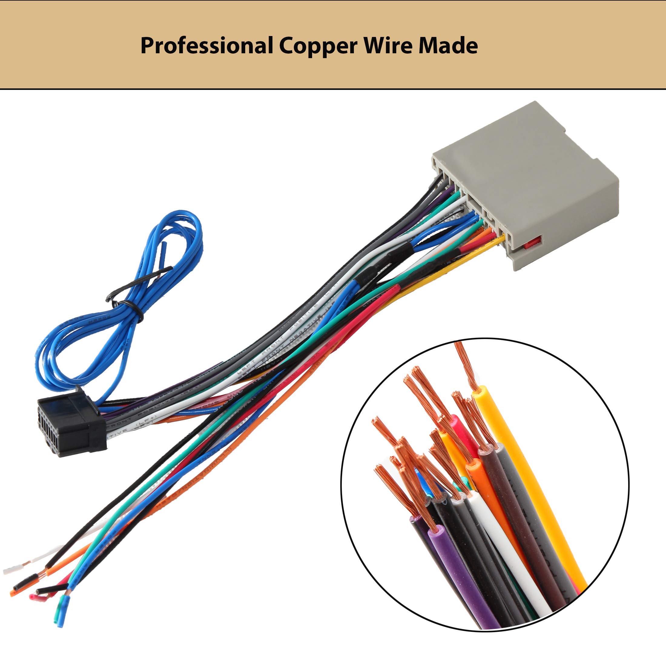 Mua RED WOLF Car Stereo Pionner Wire Harness Adapter Connector ...