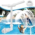 Amazon.com: Pool Fountain, Dual Spray Pool Waterfall, Pool Fountain for ...