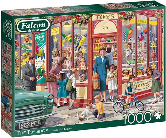 Jumbo 11284 Falcon de luxe - The Toy Shop 1000 piece Jigsaw Puzzle ...