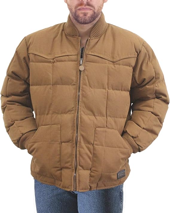 Rio Grande Chamarra para Hombre con Relleno Pluma De Ganso- Marca ...