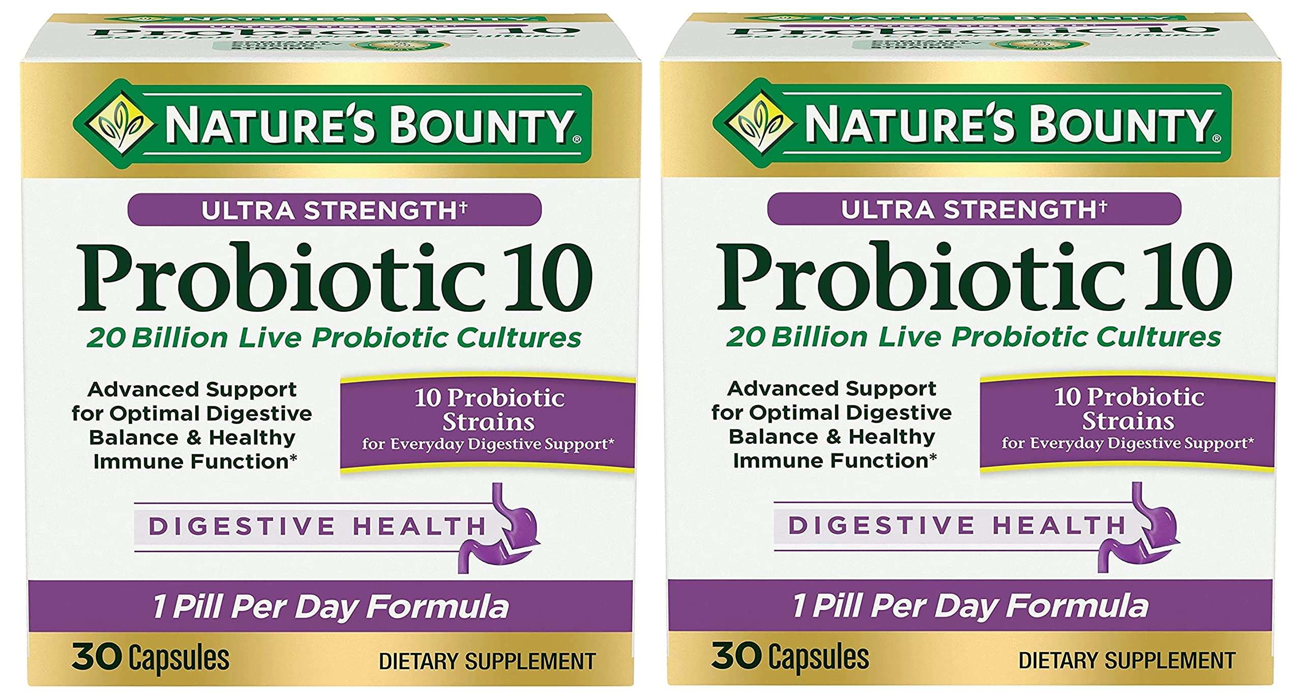 Mua Nature's Bounty Ultra Strength Probiotic 10 Twin Pack, Immune and ...