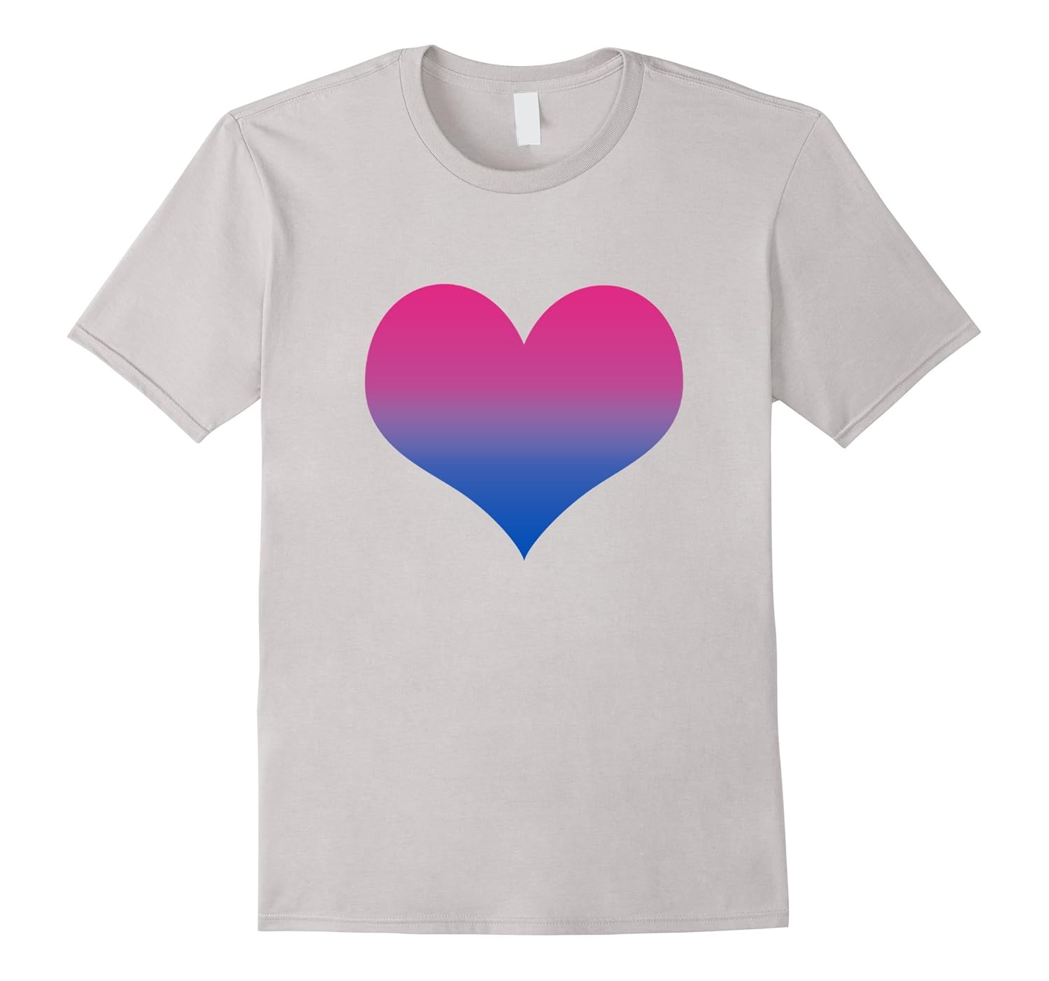 Bisexual Pride Bi Equality Flag Heart Gradient T Shirt LGBT-4LVS ...