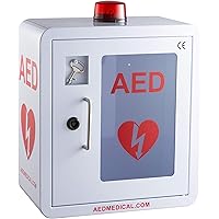 Amazon.com: Stainless Steel AED Cabinet | 14 x 8 x 15.5 Inch Wall Mount ...