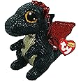 Amazon.com: Ty T36321 GRINDAL Dragon W/Horn-Beanie BOOS, Multicolored ...