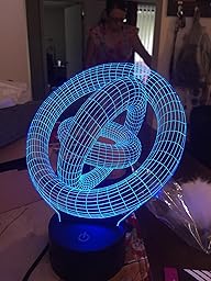 Padshow Optical Illusion 3D Ring-In-Ring Lighting is a Great Nightlight ...