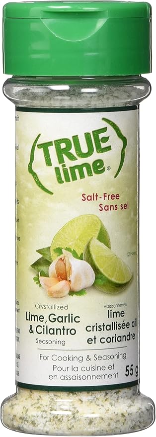 True Citrus Crystallized Lime Garlic & Cilantro Seasoning, 55g: Amazon ...
