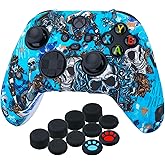 Amazon.com: Xbox-One Controller Skin, BRHE Anti-Slip Silicone Cover ...
