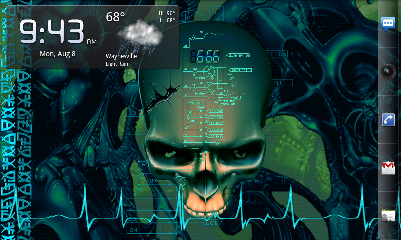 Biomechanical Skull Live Wallpaper:Amazon.com:Appstore for Android