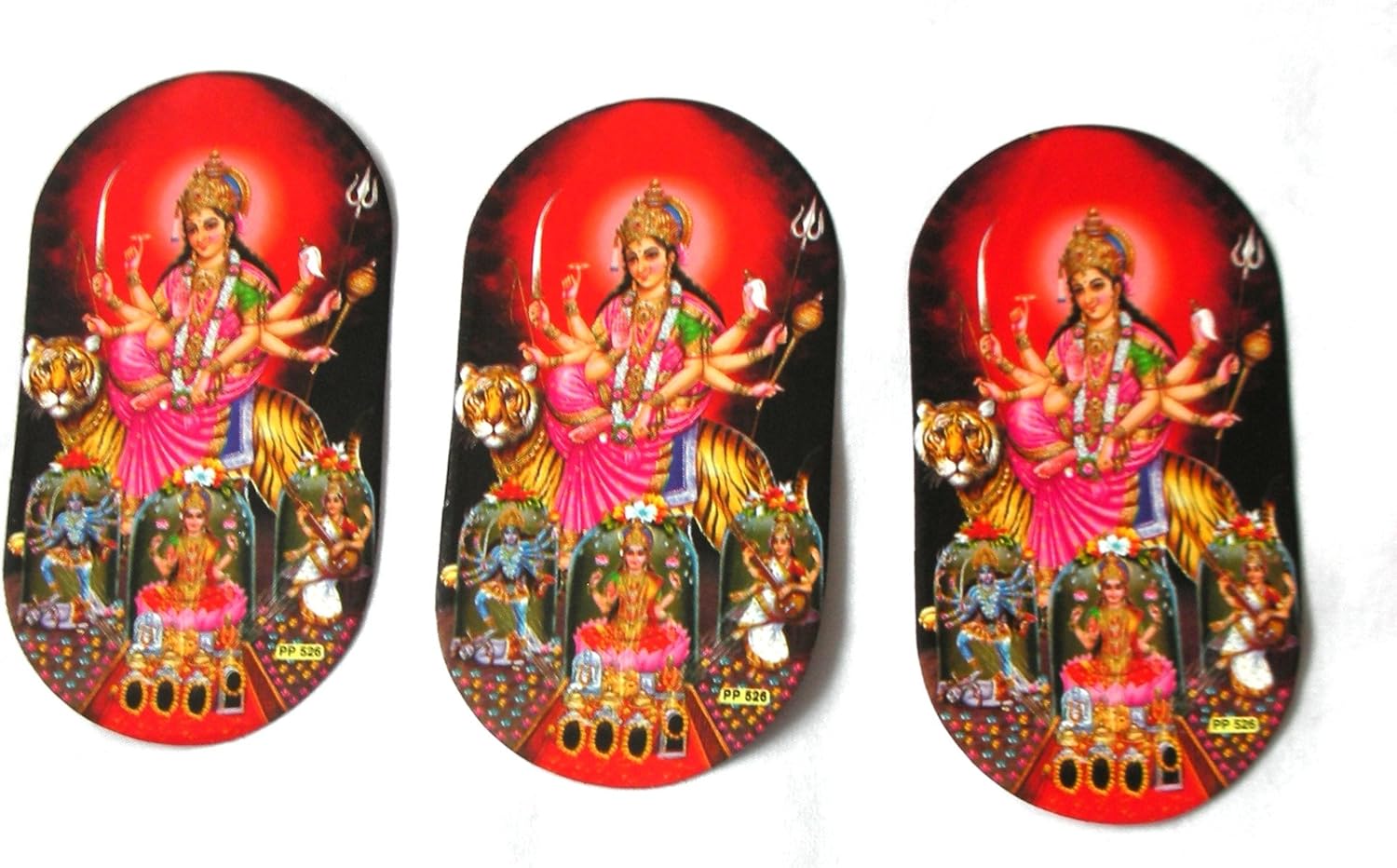 Amazon.com: Goddess Durga Sticker: Set of 3