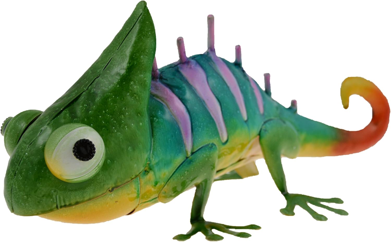 Green Jem GSGD74 Chameleon Metal Garden Decoration Ornament, Multi ...