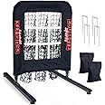 Amazon.com : Heavy-Duty 9 Hole Pitching Net with Strike Zone, Baseball ...