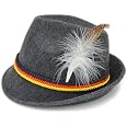 Amazon.com: Melesh Adult Felt Swiss German Alpine Bavarian Oktoberfest ...