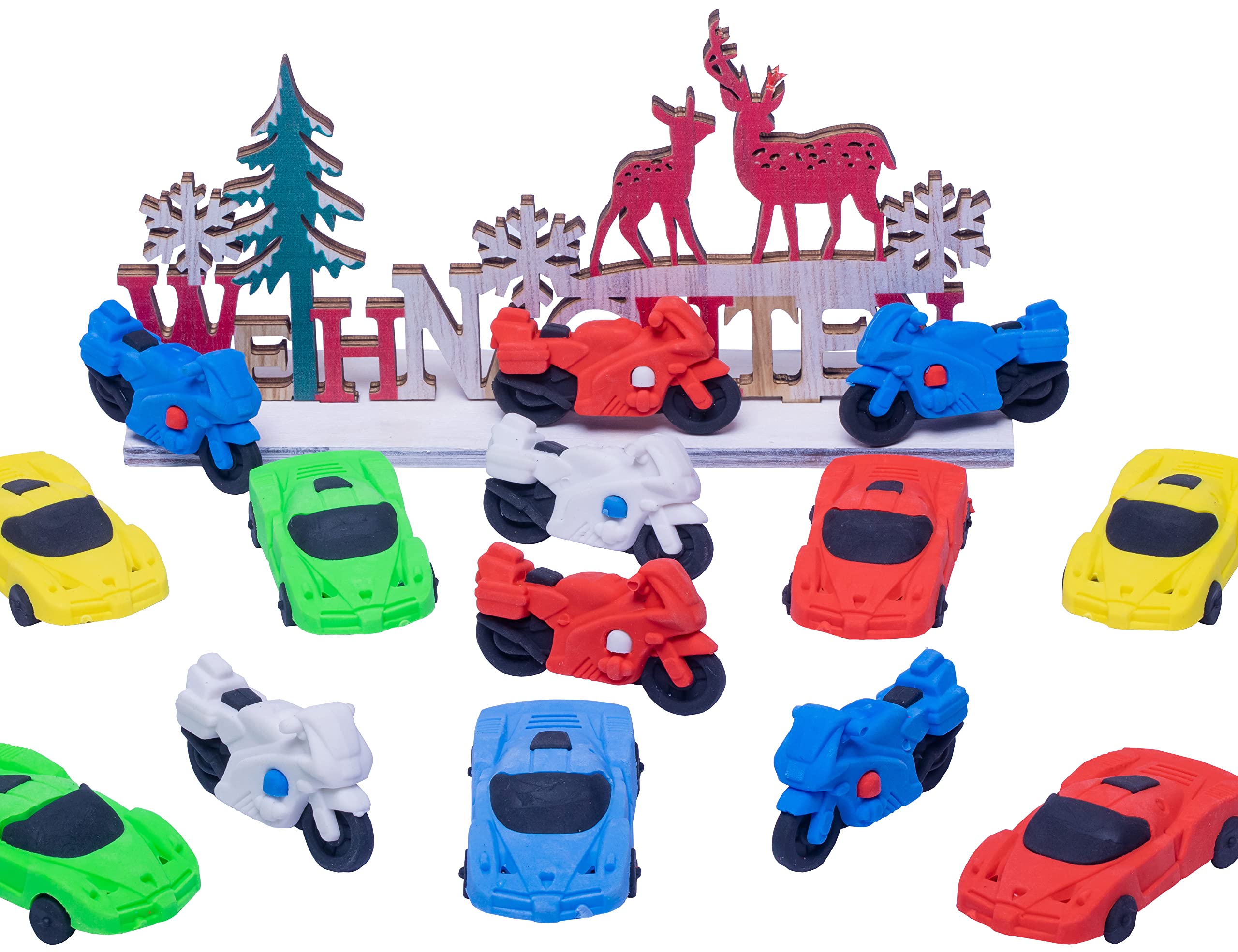 Mini Erasers for Kids Bulk Desk Pets for Kids Classroom Car Erasers ...