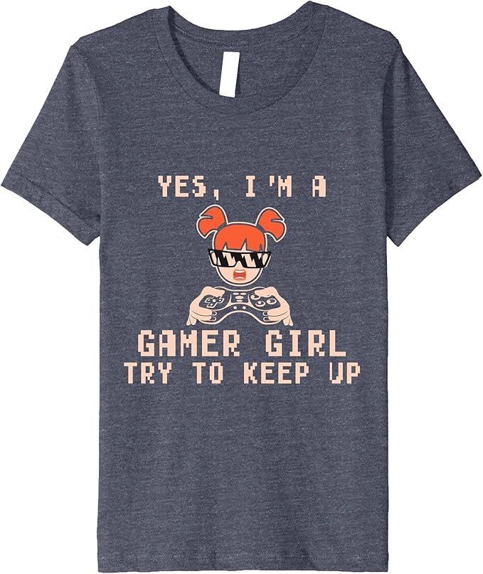 Amazon.com: Gamer Girl - Gamer Girl Shirt Yes I'm a gamer girl: Clothing