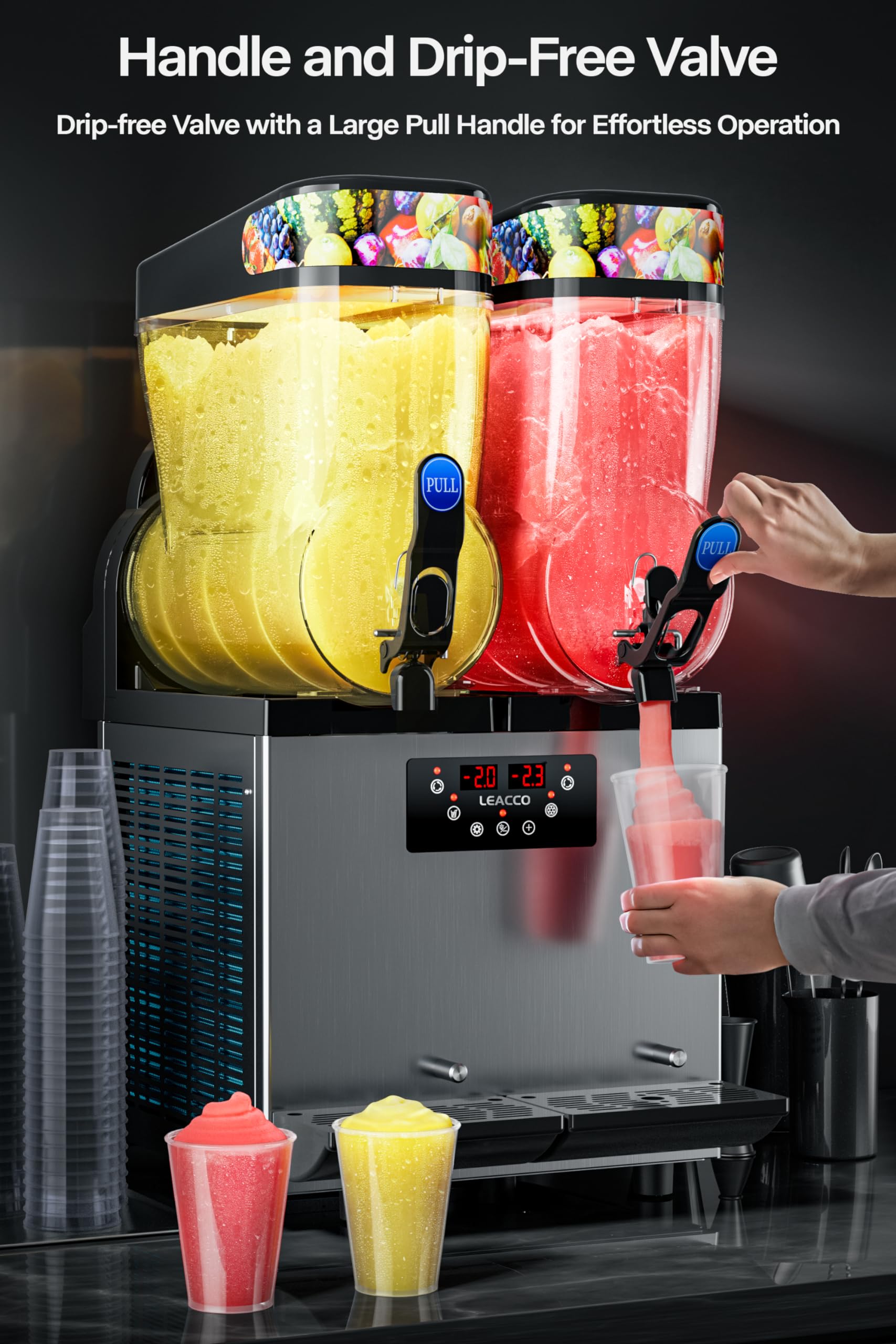 Mua Commercial Slushie Machine, Frozen Drink Margarita Machine Smoothie ...