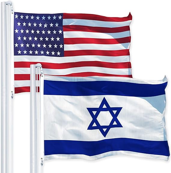 Amazon.com : G128 Combo Pack: USA American Flag 3x5 Ft 150D Printed ...