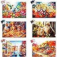Amazon.com: 6 Pack 36 Piece Large Jigsaw Puzzle for Seniors Puzzles ...