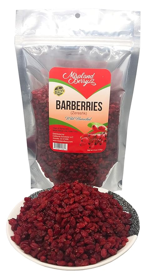 Amazon.com: Barberries Dried Natural Barberry Fruit, Antioxidants Rich ...