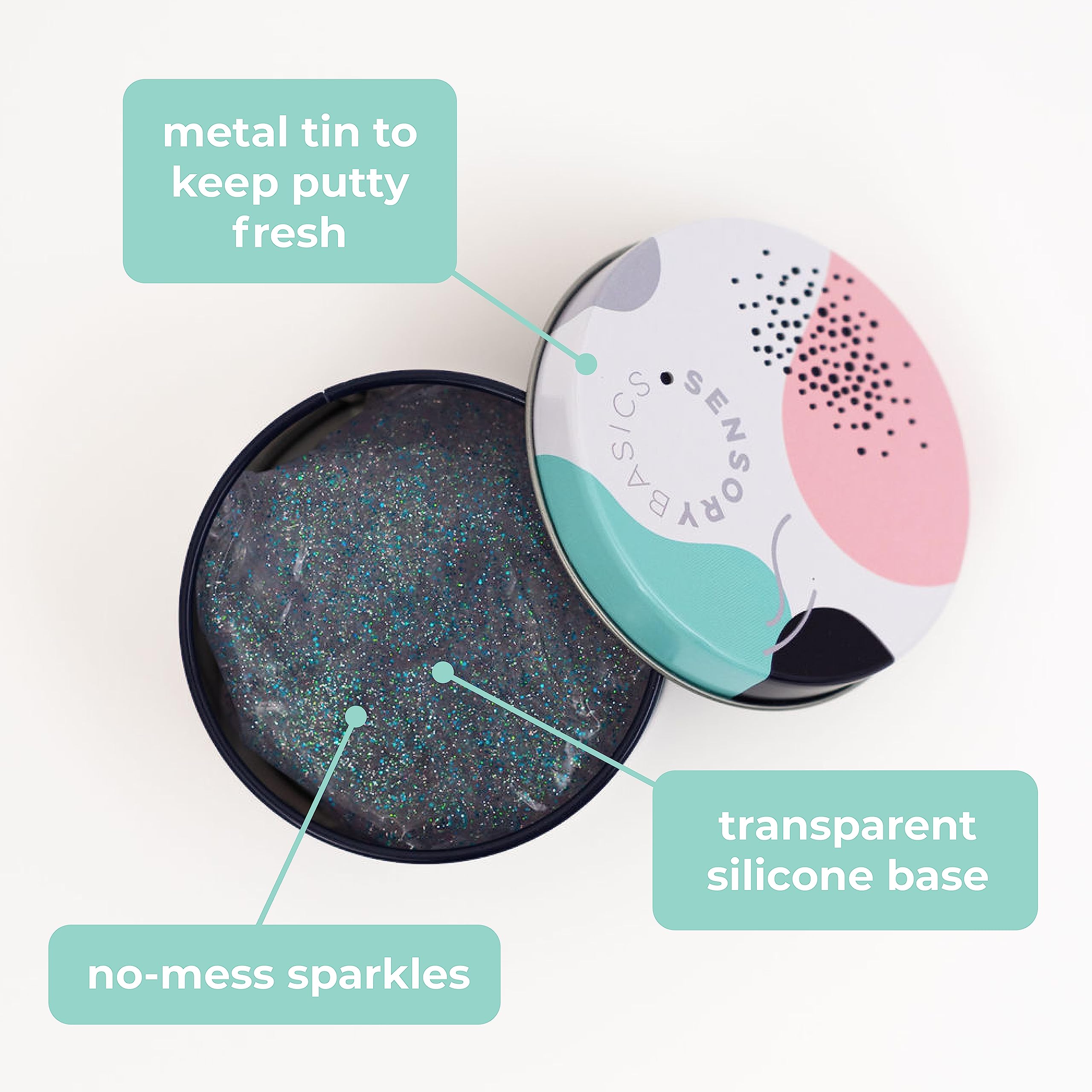 Mua Sensory Basics Shimmer Putty - Therapy Putty for Kids - Sensory ...