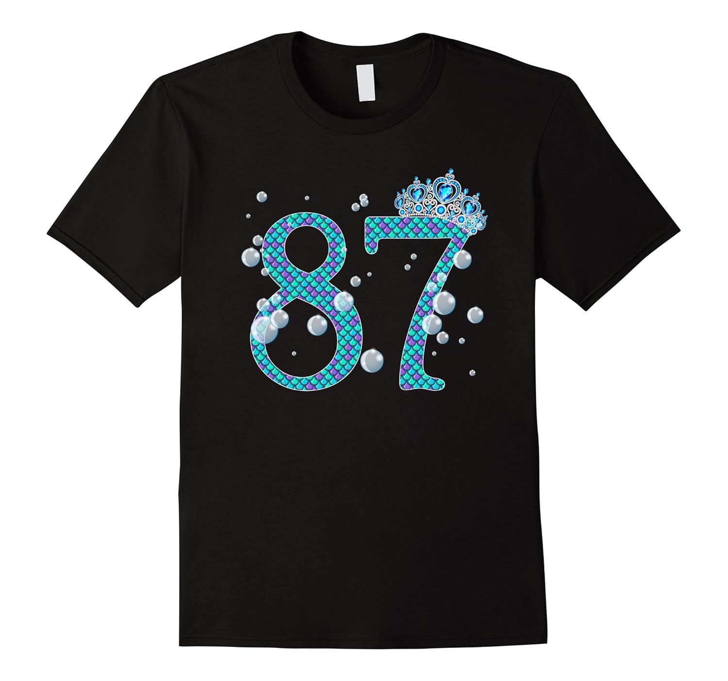 87 Year Old Shirt Mermaid 87th Birthday TShirt-PL – Polozatee