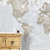 Maps International - Giant World Map Mural - Mega-Map Of The World ...