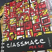 Classmate Pulse 6 Subject Notebook - Unruled, 300 Pages, Spiral Binding ...