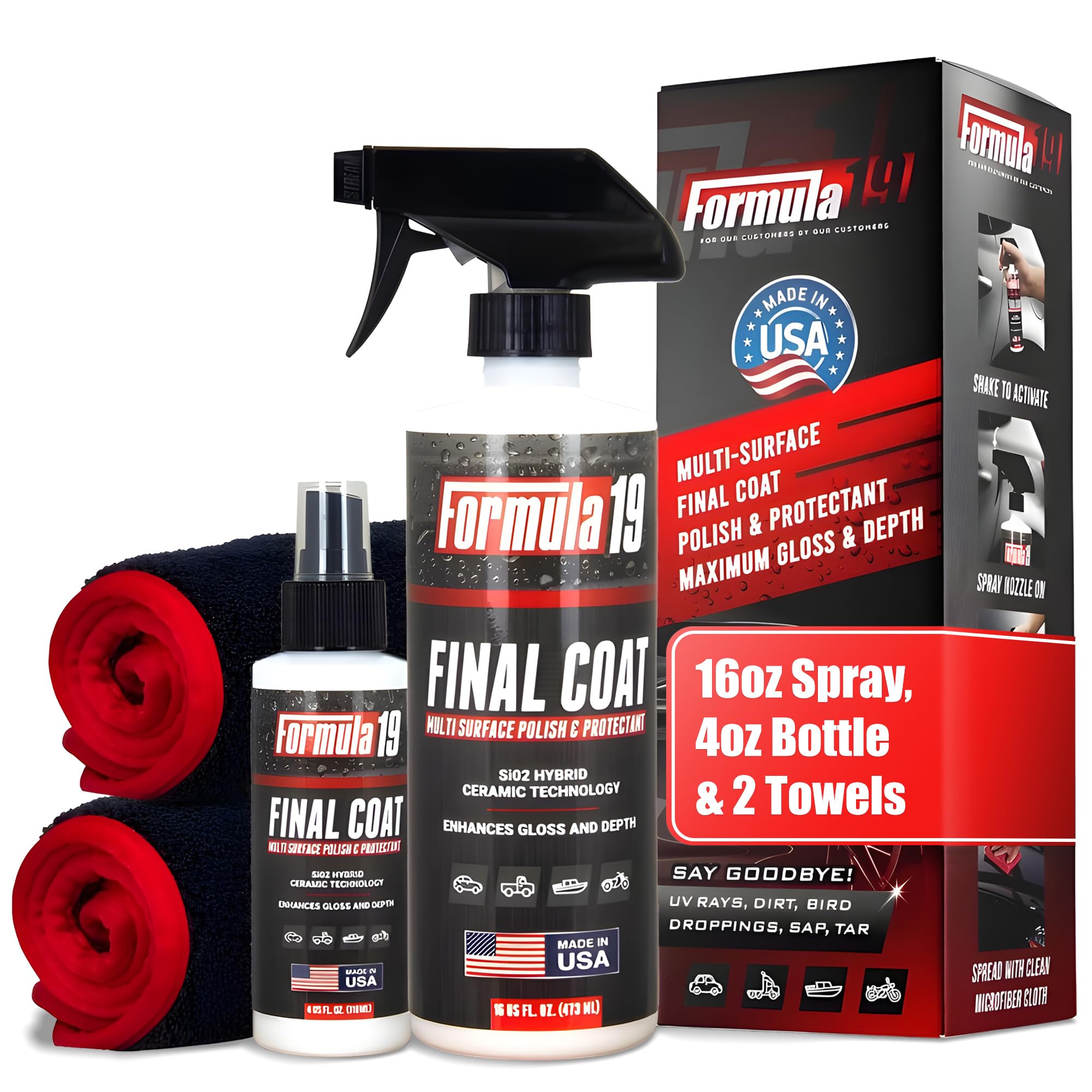 Mua FORMULA 19 Ceramic Coating Spray - Silicon Dioxide Ceramic Coating ...