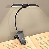 Vekkia 14 LED Rechargeable Book-Light for Reading at Night, Eye-Care Reading Light for Books in ...