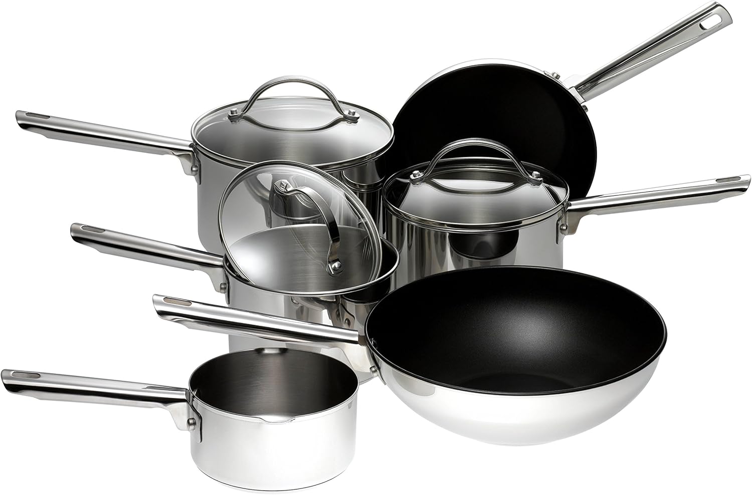 Amazon.com: Meyer 6 Piece Cookware Set: Kitchen & Dining