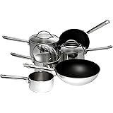 Circulon Infinite Saucepans and Frypans Set of 5 - Lifetime Guarantee - Non-Stick - Stainless ...