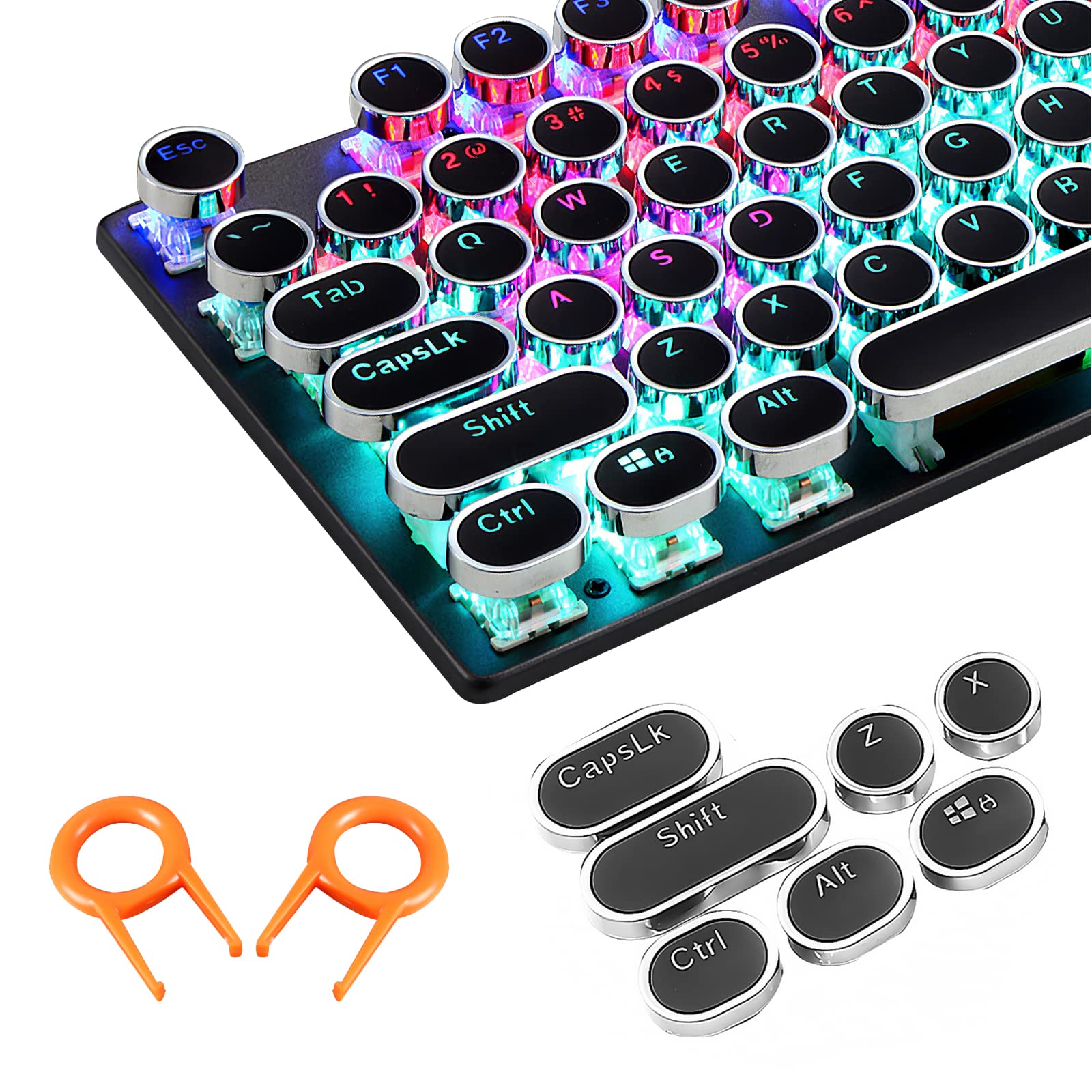 Mua SOOTOP Steampunk Typewriter Keycaps Pudding Keycap Set Typewriter ...