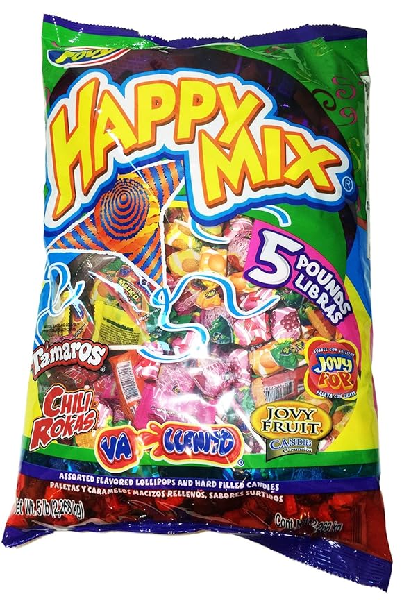 Amazon.com : Jovy Happy Mix Assorted Flavored Candies | 5lb Bag ...
