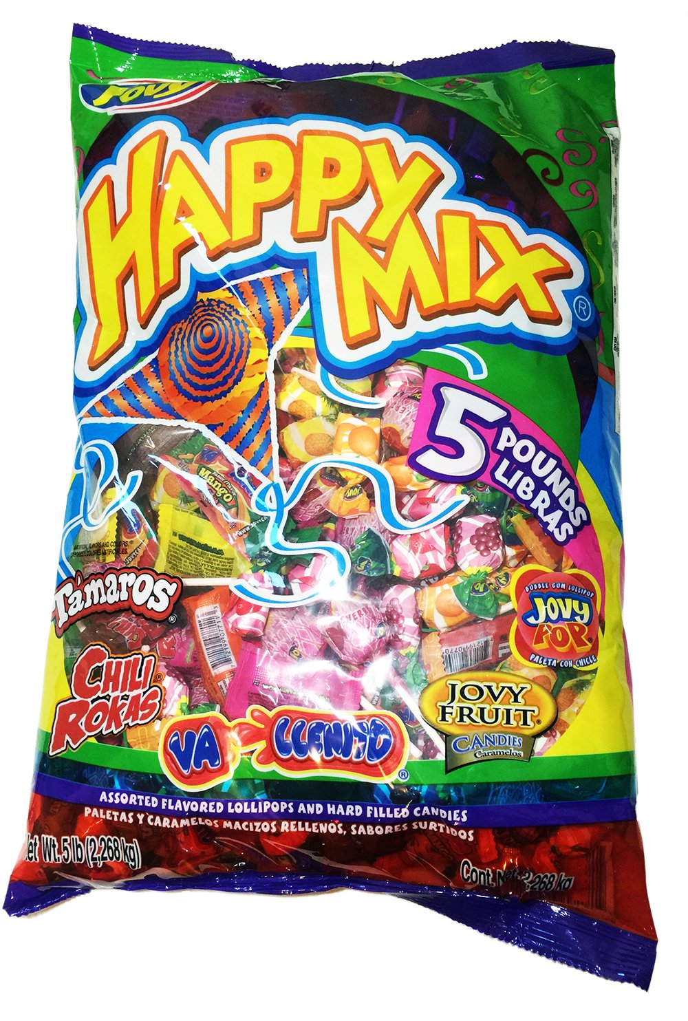 Amazon.com : Jovy Revolcaditos Mix Assorted Flavored Candies with Chili ...