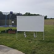 Amazon.com: 2-in-1 Portable Projector Screen, 100 inch Outdoor Indoor ...