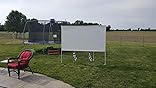 Amazon.com: 2-in-1 Portable Projector Screen, 100 inch Outdoor Indoor ...