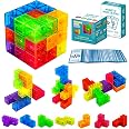 Amazon.com: OUXIA Magnetic Building Blocks Magic Magnetic 3D Puzzle ...