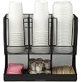 Amazon.com: Mind Reader 6 Compartment Upright Breakroom Coffee ...