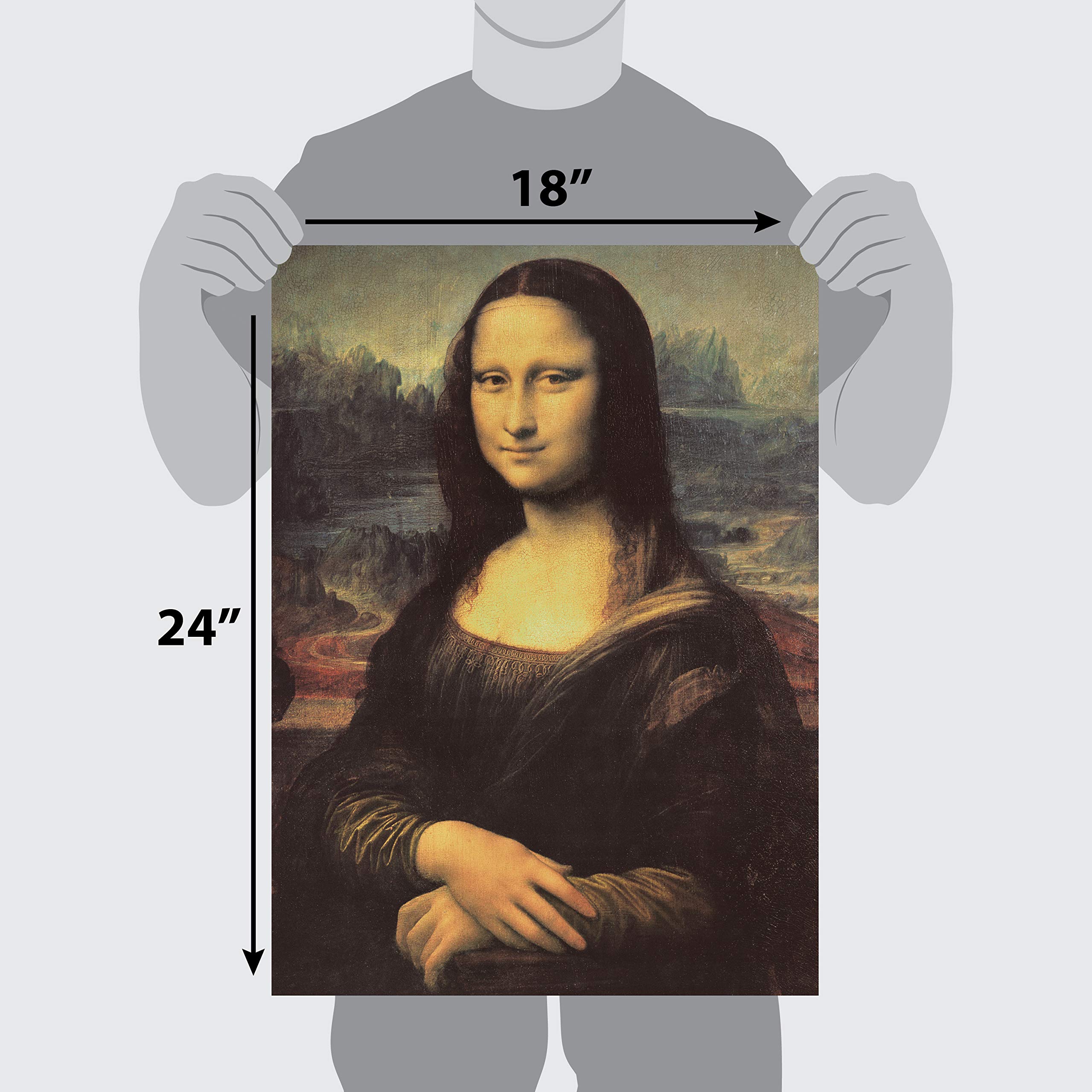 Mua Mona Lisa Poster by Leonardo Da Vinci - Fine Art Print (LAMINATED ...