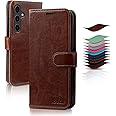 Amazon.com: MONASAY Wallet Case Compatible for Samsung Galaxy A15 5G, [Included Glass Screen ...