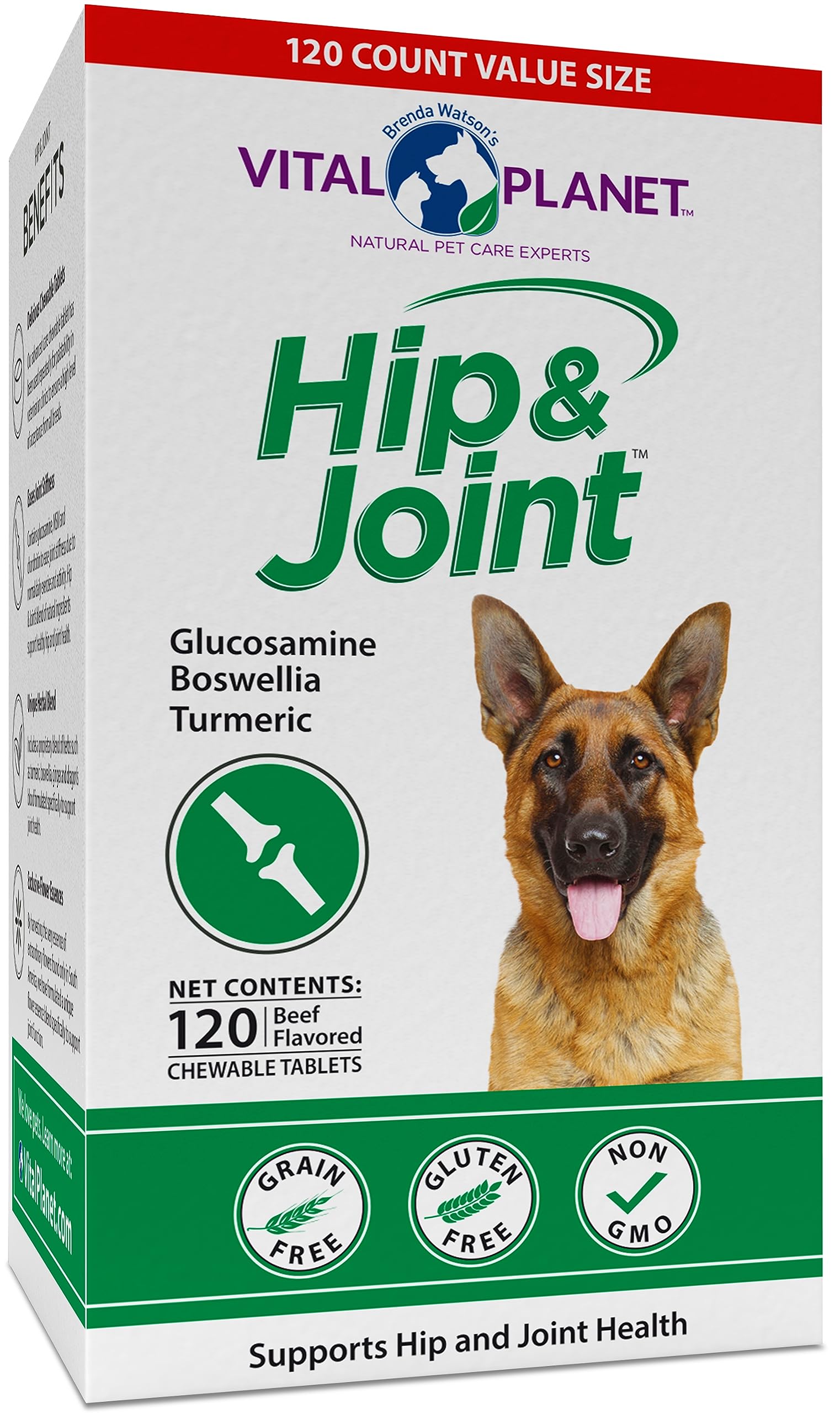 Mua Natural Hip and Joint Supplement for Dogs - Potent Herbal Blend ...