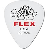Amazon.com: Jim Dunlop Dunlop Tortex Flex Standard .50mm Red Guitar ...