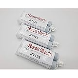 Amazon.com: ResinTech RT125-DS-050 Flexible 2 Part Epoxy 50ML Black ...