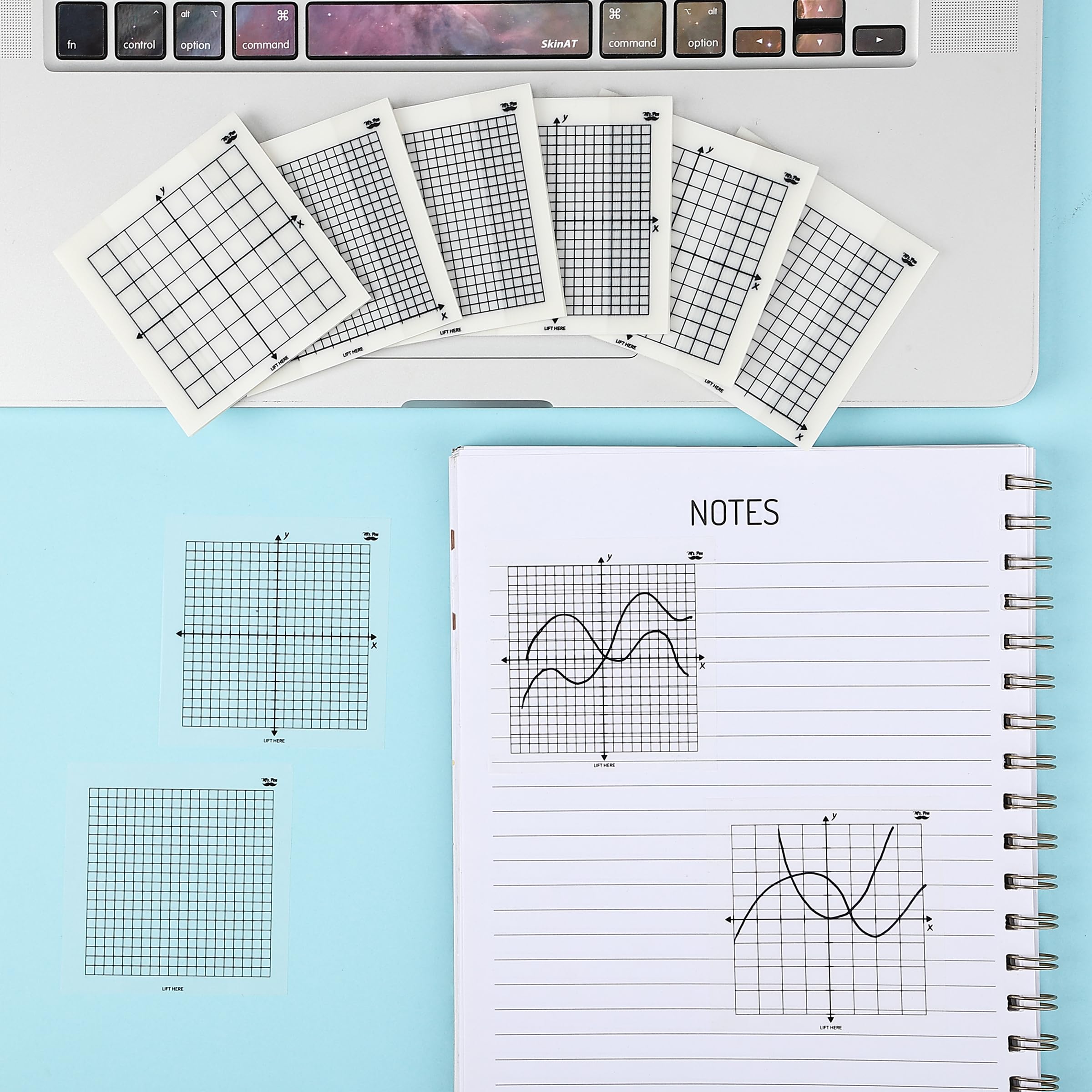 Mua Mr. Pen- Transparent Graph Paper Sticky Notes, 300 Sheets, 3x3 Inch ...