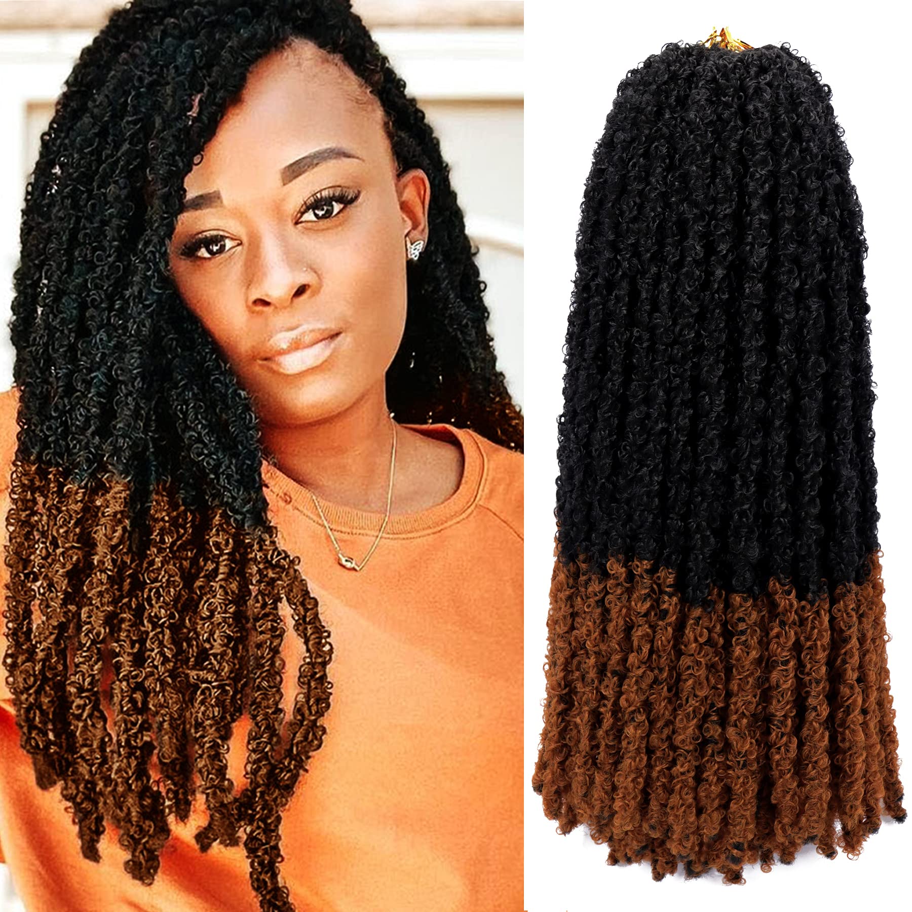 Buy Vomella 7 Packs Butterfly Locs 20 Inch Long Butterfly Locs Crochet ...